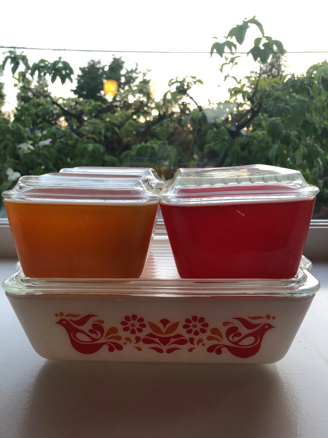 Vintage Friendship Pyrex Fridgies - Etsy