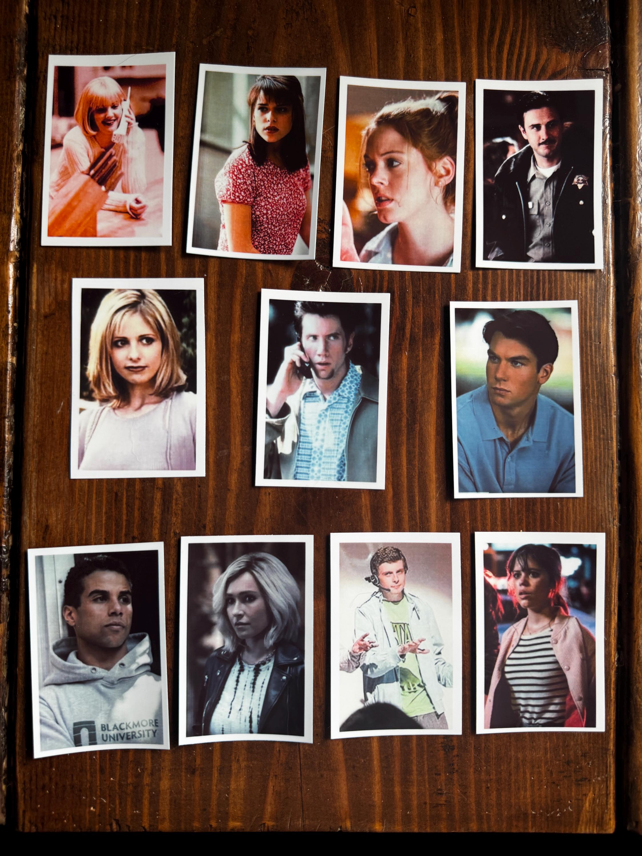 Scream Ghostface Killer Polaroid | Billy Loomis, Stu Macher, Mrs ...