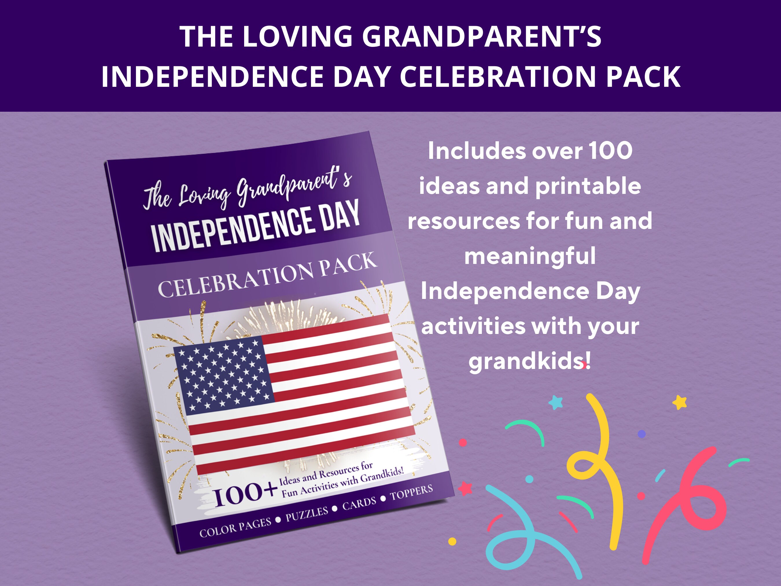 Independence Day Celebration Activity Pack for Grandchildren From ...