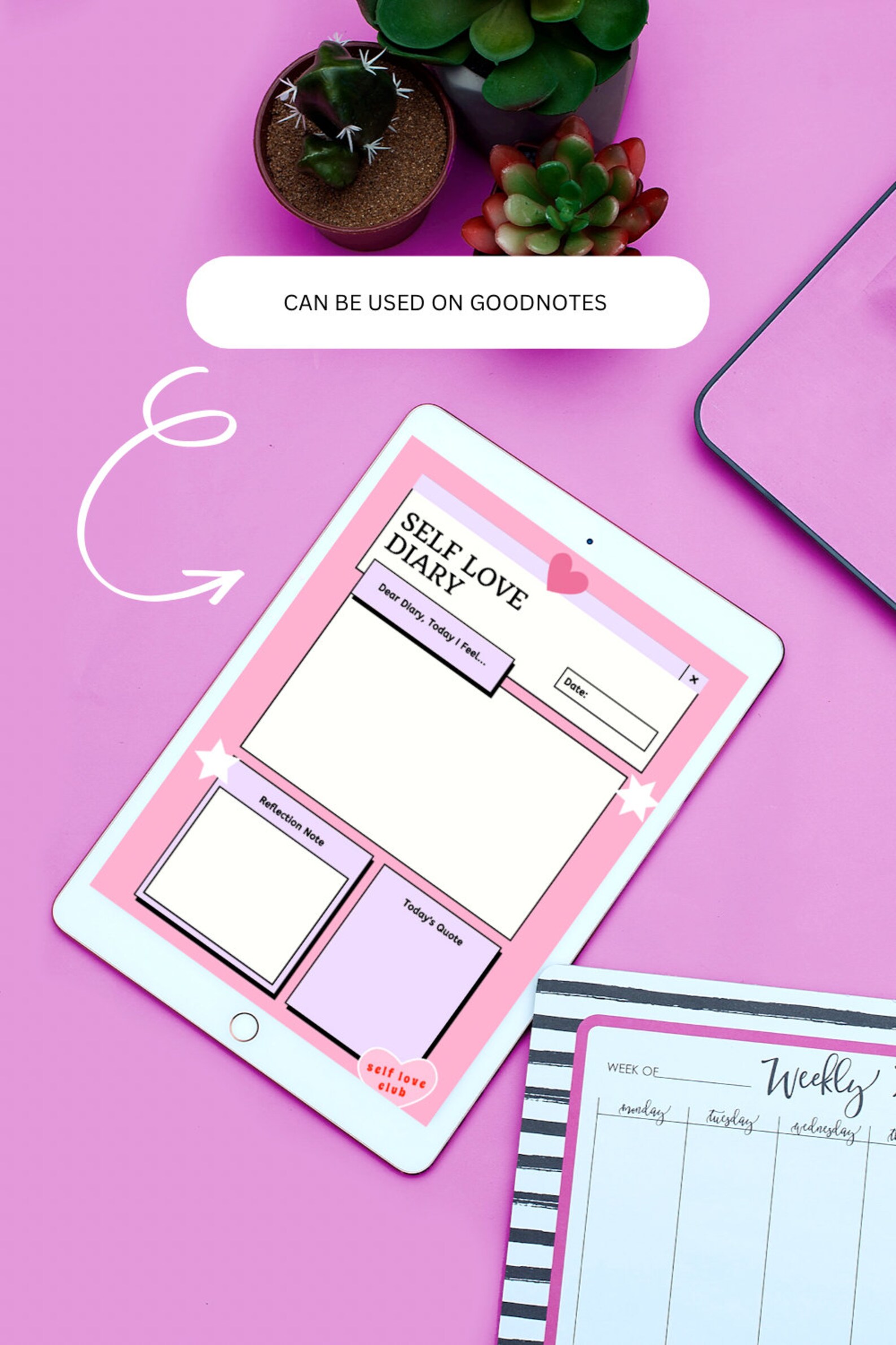 Self Love Printable, Self Love Diary, Self Love Template, Printable ...