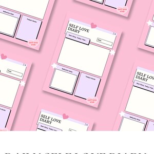 Self Love Printable, Self Love Diary, Self Love Template, Printable ...