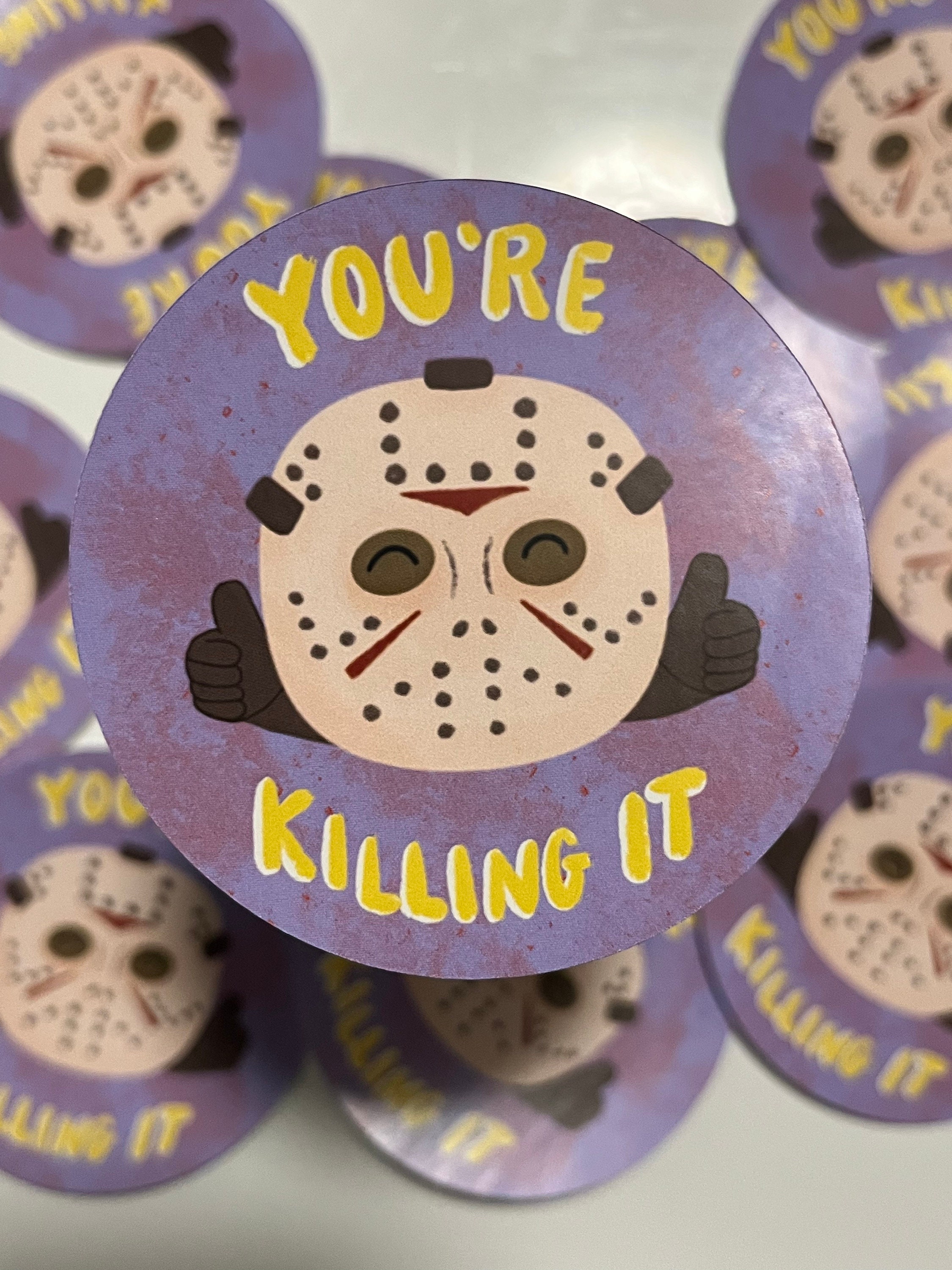 Kawaii Chibi Horror Movie Character Sticker - "you're Killing It ...