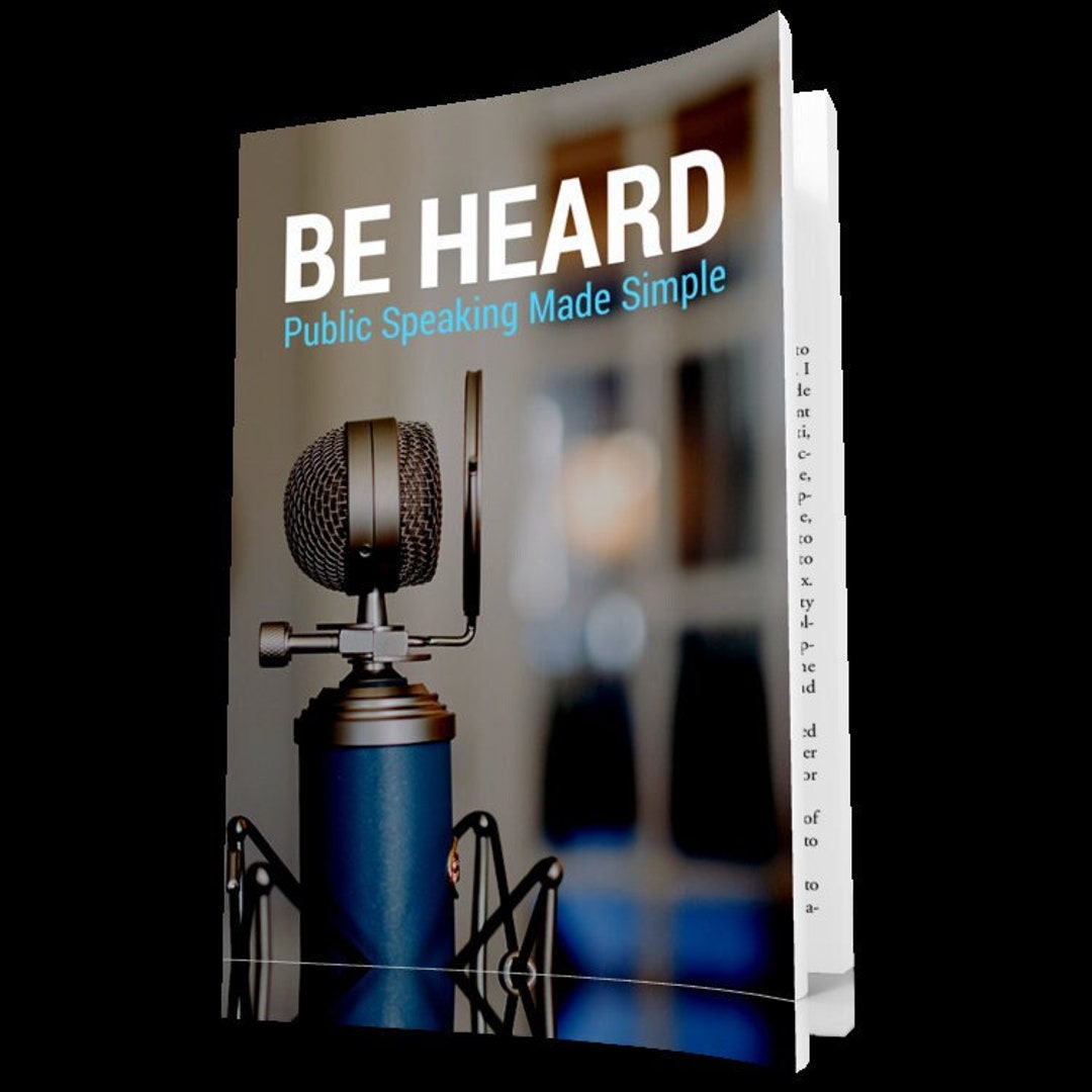 Be Heard: Public Speaking Made Easy - Ebook/audiobook Bundle - Etsy
