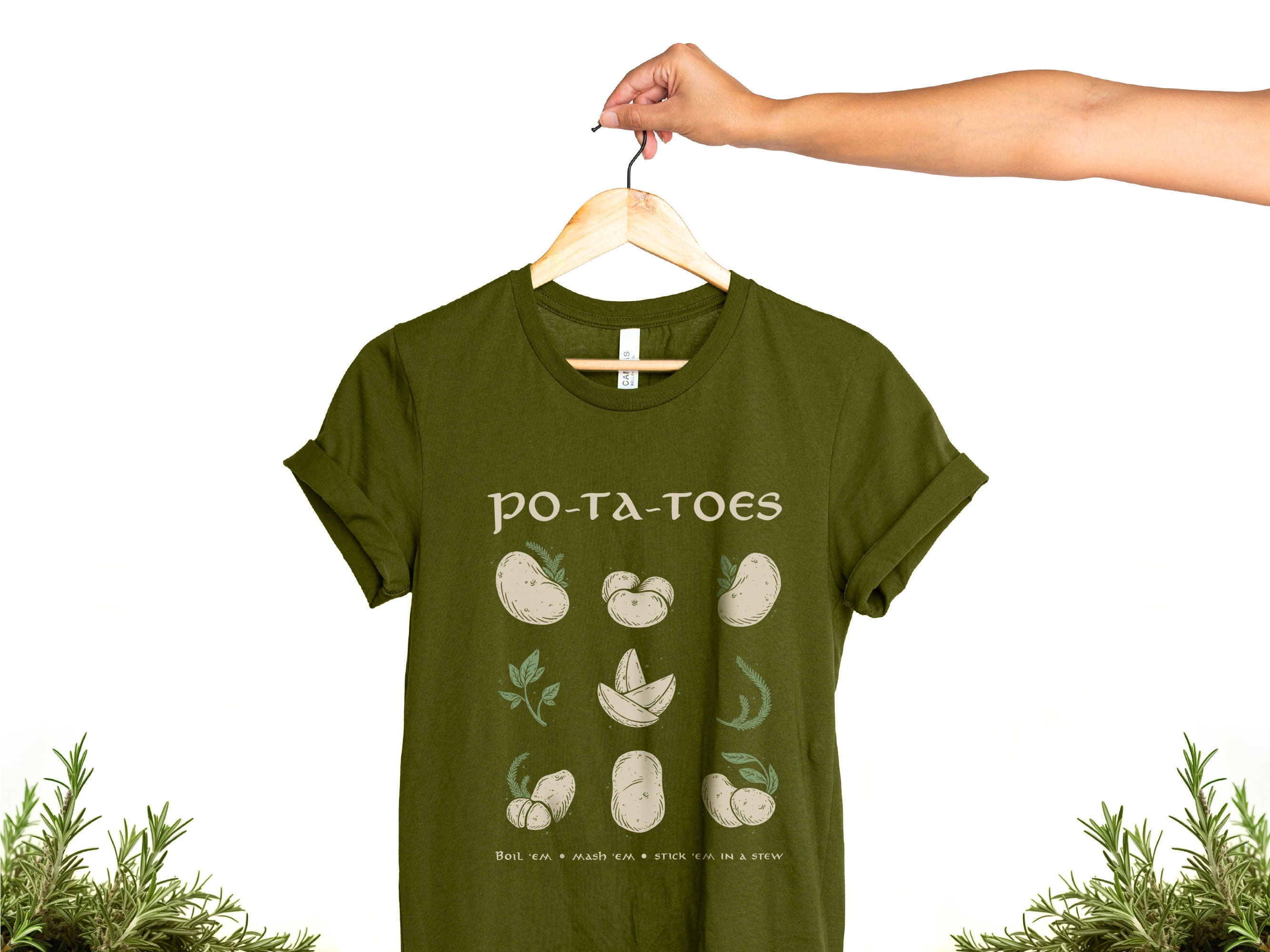Potatoes Boil Em Mash Em Shirt, Lord of the Rings Shirt, Cottagecore ...