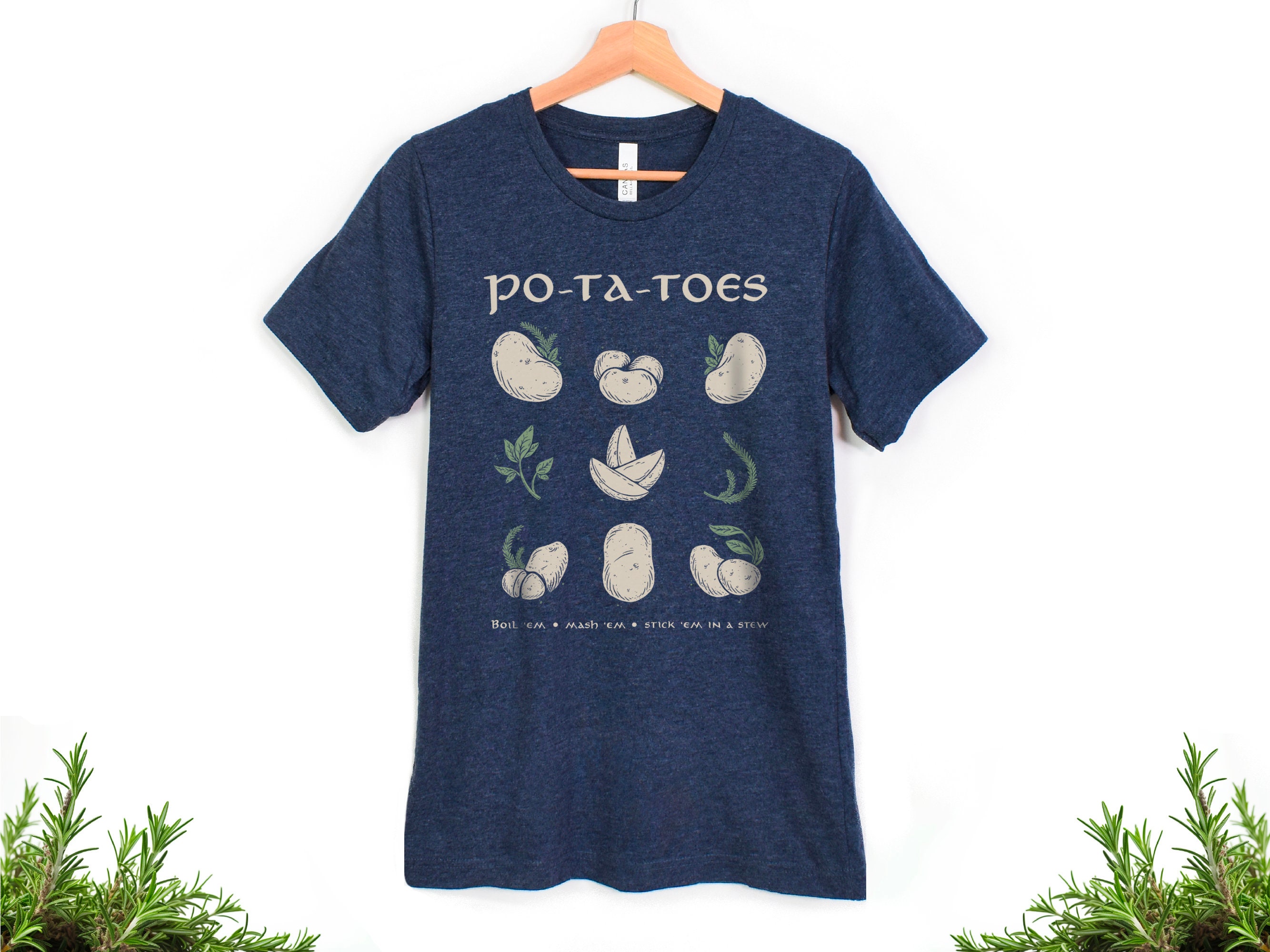 Potatoes Boil Em Mash Em Shirt, Lord of the Rings Shirt, Cottagecore ...
