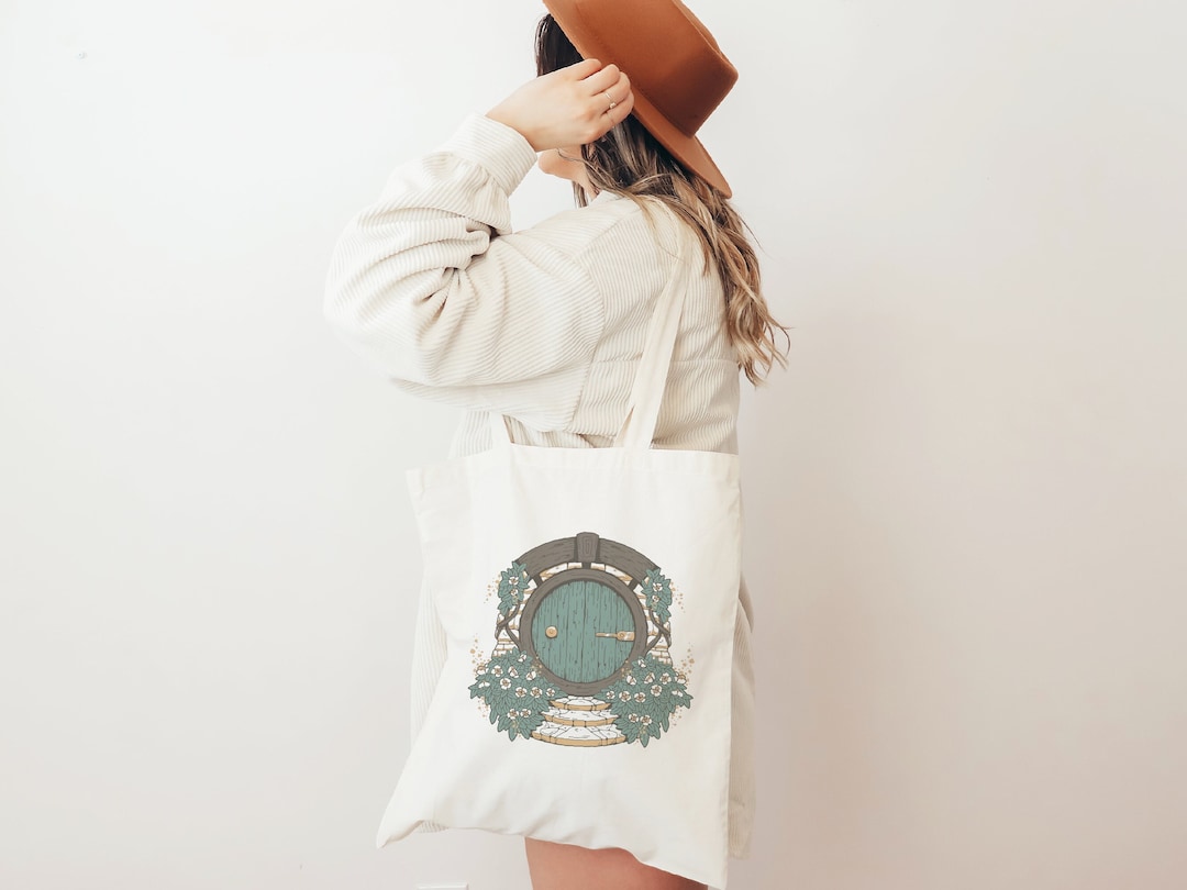 Hobbit Door Tote Bag Hobbitcore Bag Cute Cottagecore Tote Bag Going on ...