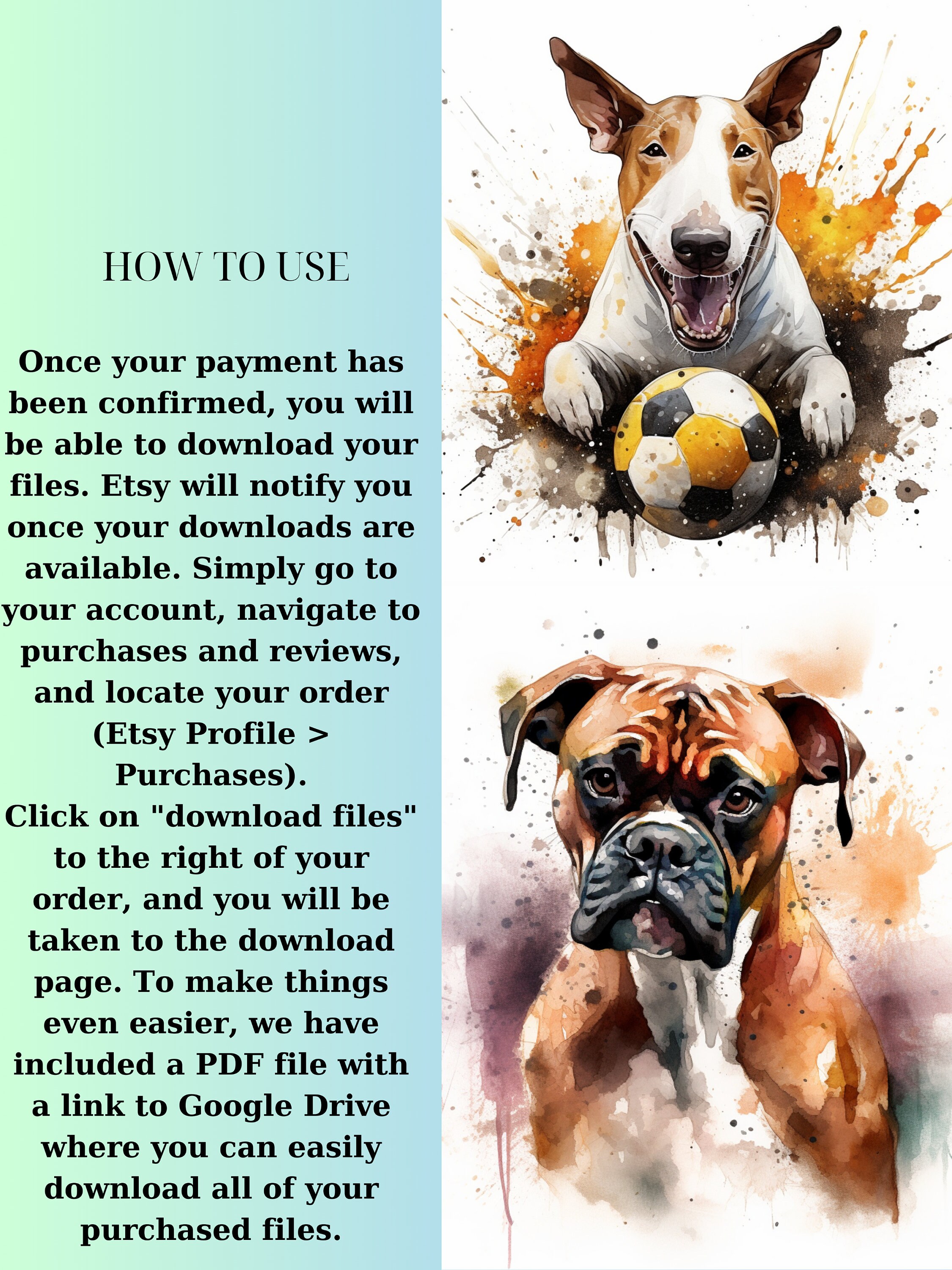 30 Different Dog Breeds Clipart Pngs Commercial Use Digital - Etsy
