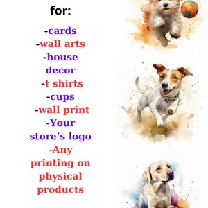 30 Different Dog Breeds Clipart Pngs Commercial Use Digital - Etsy