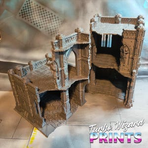 Grimdark Filia Ferrum Alpha Building | 32mm Wargaming Terrain | 3D ...