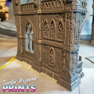Grimdark Filia Ferrum Alpha Building | 32mm Wargaming Terrain | 3D ...
