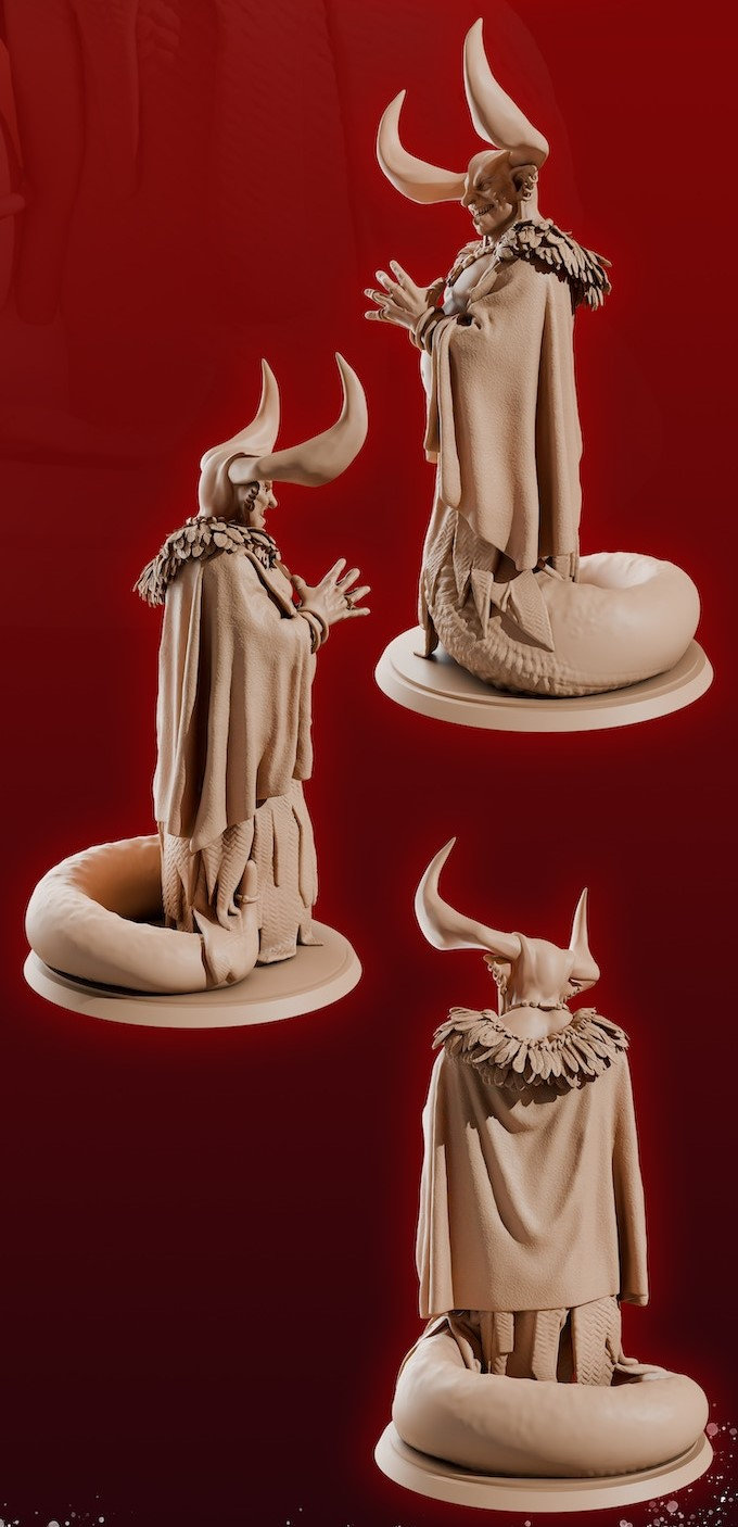 Archdevil Mammon RPG Dnd 32mm 3D Printed Miniatures - Etsy Australia