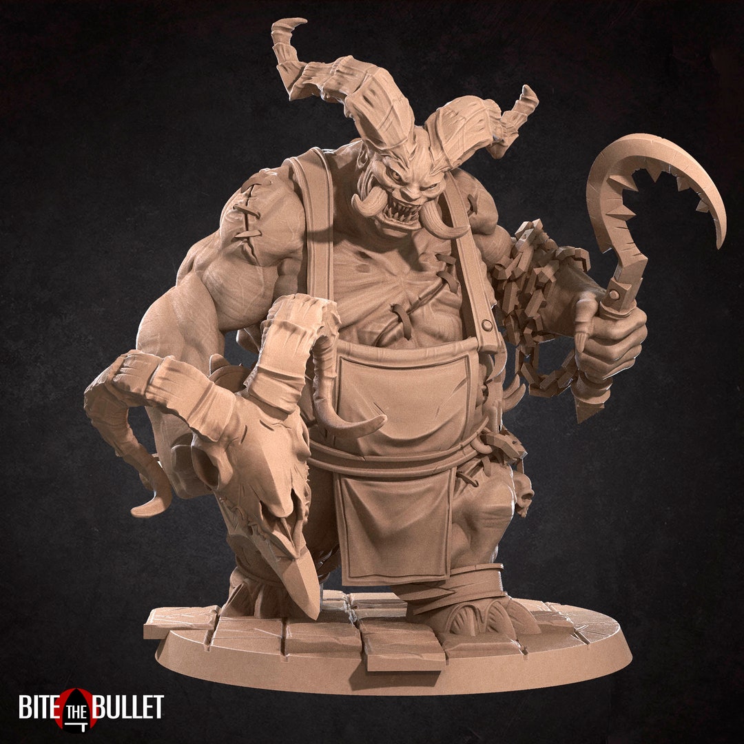 Flesh Carver Demon RPG Dnd 32mm 3D Printed Miniatures - Etsy