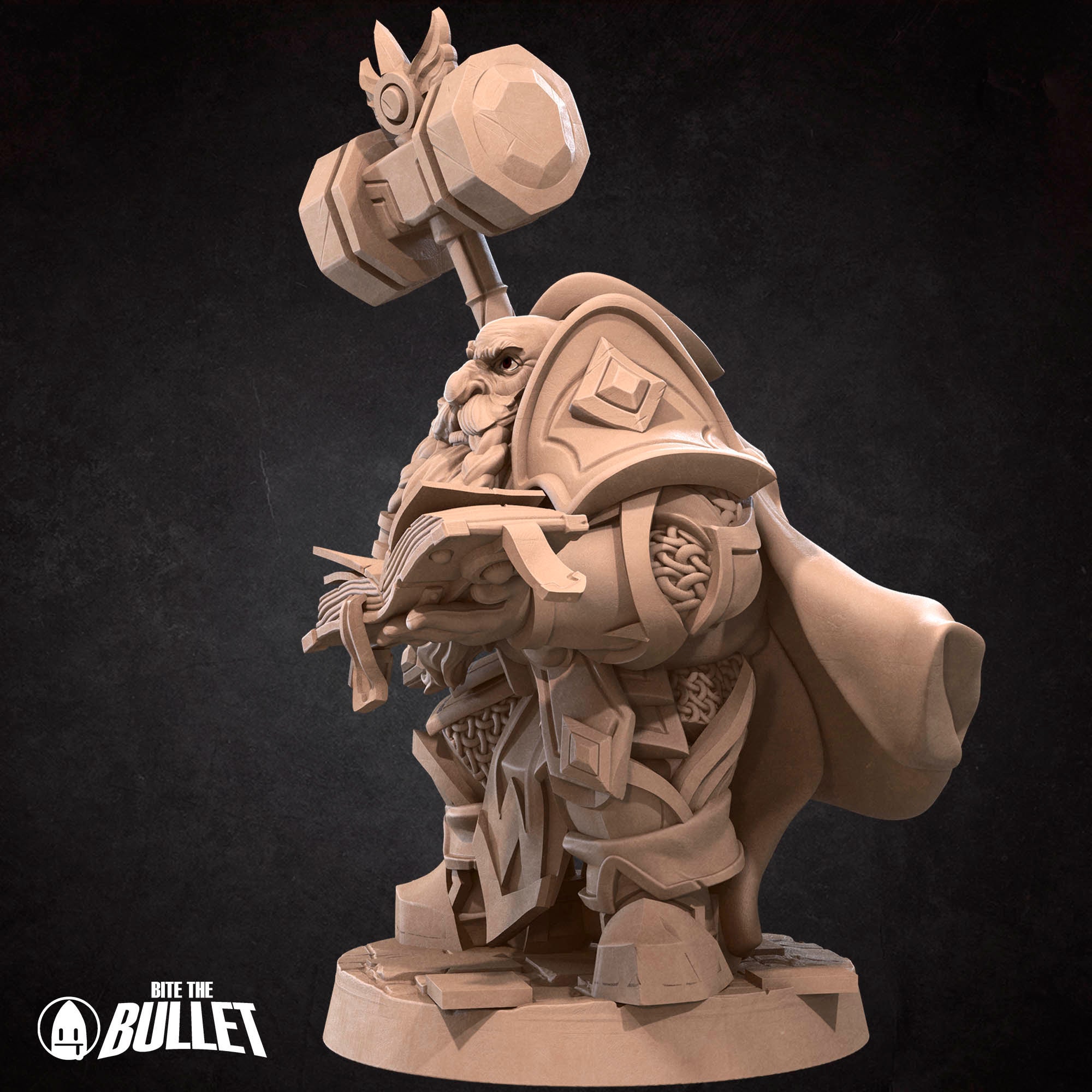 Dwarf High Priest RPG Dnd 32mm 3D Printed Miniatures - Etsy