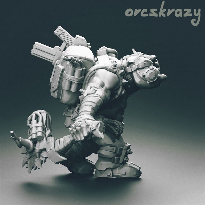 Ork Kommando "krazy" | 32mm 3D Printed Miniatures | Orkcrazy - Etsy