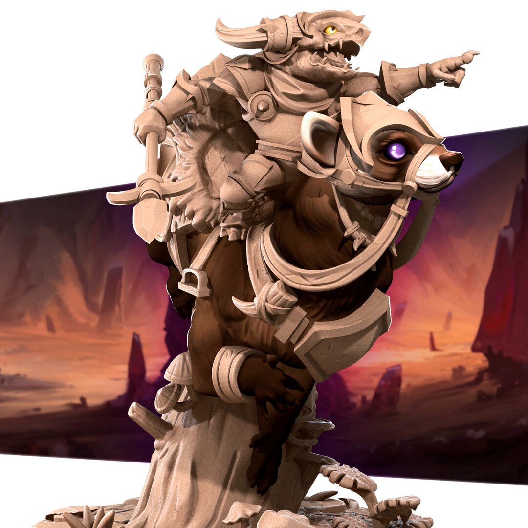 Kobold Boss RPG Dnd 32mm 3D Printed Miniatures - Etsy