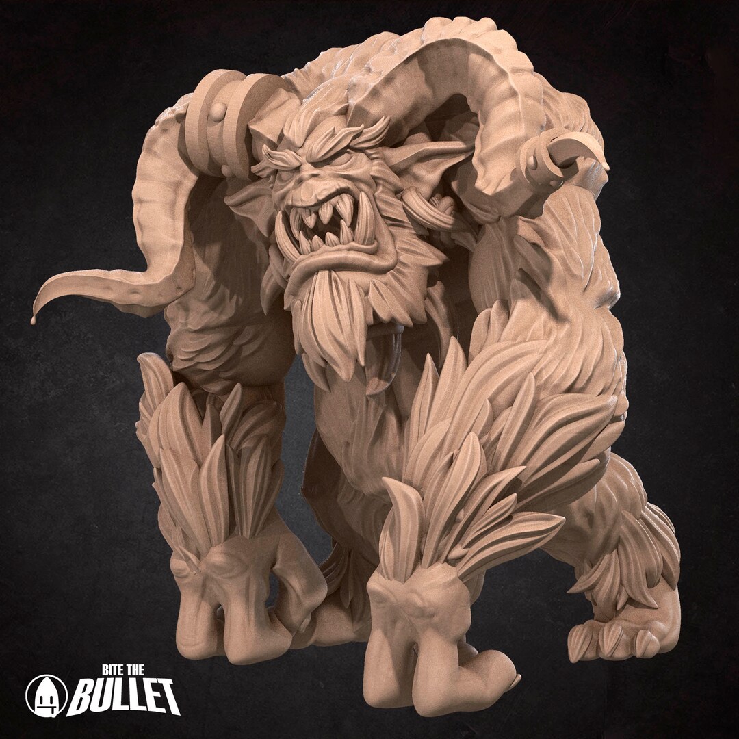 Yeti Monster | RPG | Dnd | 32mm 3D Printed Miniatures - Etsy