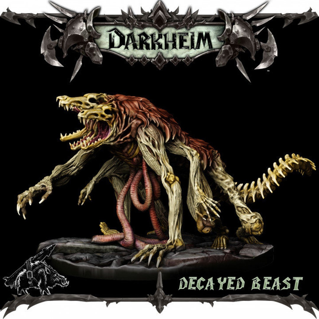 The Decayed Beast RPG Dnd 3D Printed Miniatures - Etsy