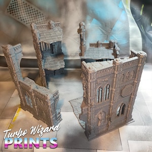 Grimdark Filia Ferrum Alpha Building | 32mm Wargaming Terrain | 3D ...