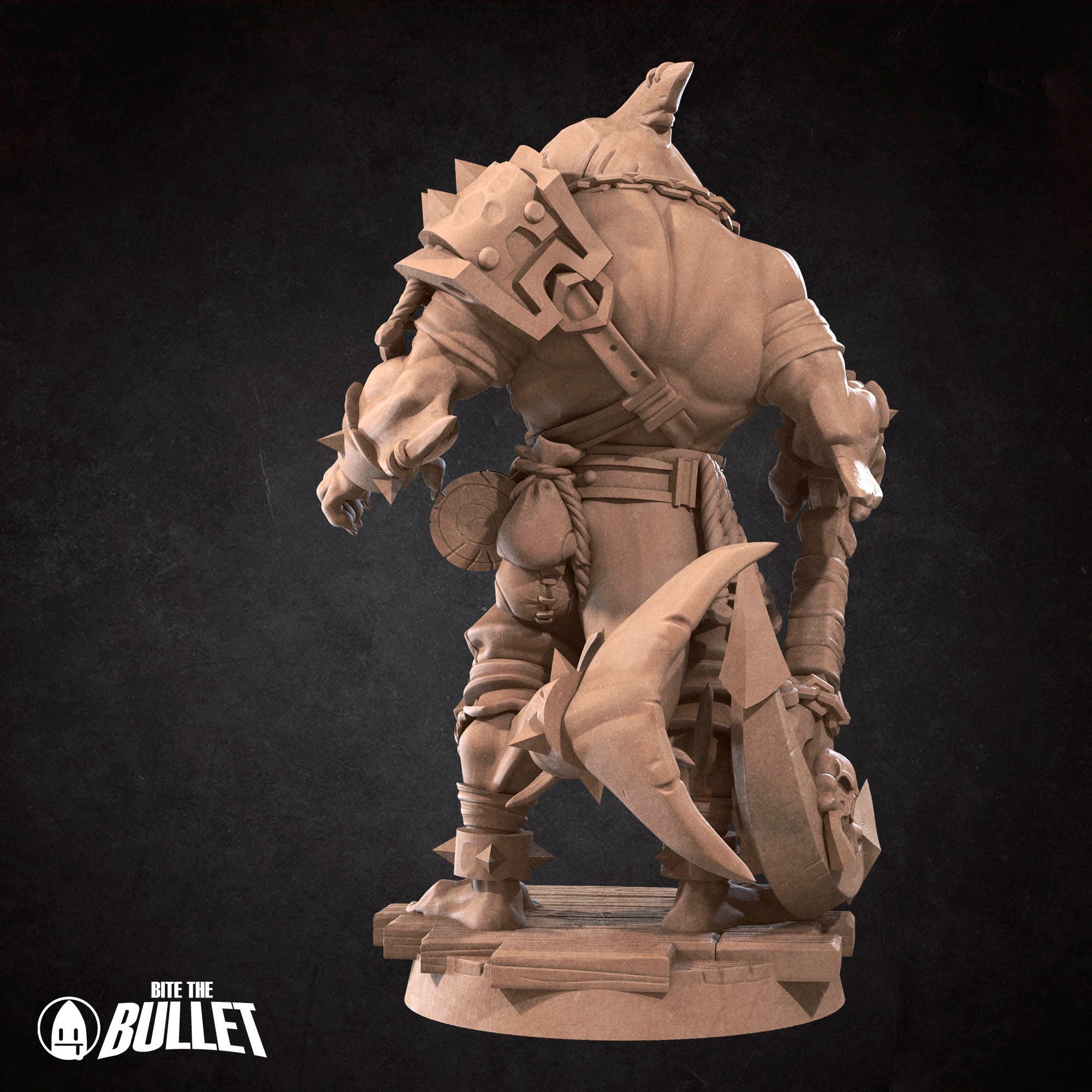 Sharkfolk Bandit | RPG | Dnd | 32mm 3D Printed Miniatures | Bite the ...
