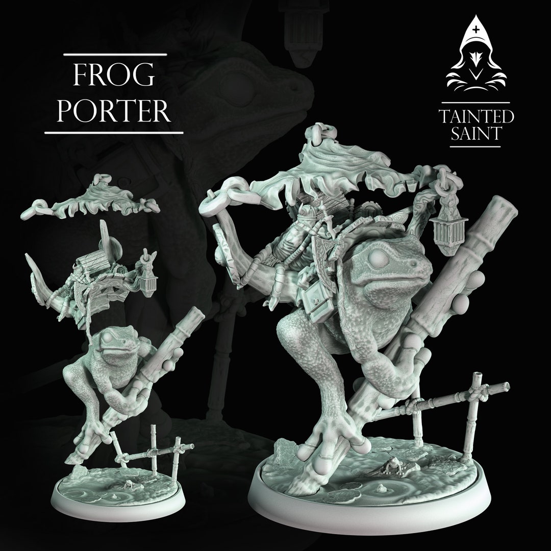 Frog Porter - DND Companion Animal Merchant | Tainted Saint - Etsy