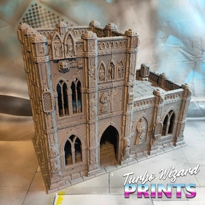 Grimdark Filia Ferrum Alpha Building | 32mm Wargaming Terrain | 3D ...