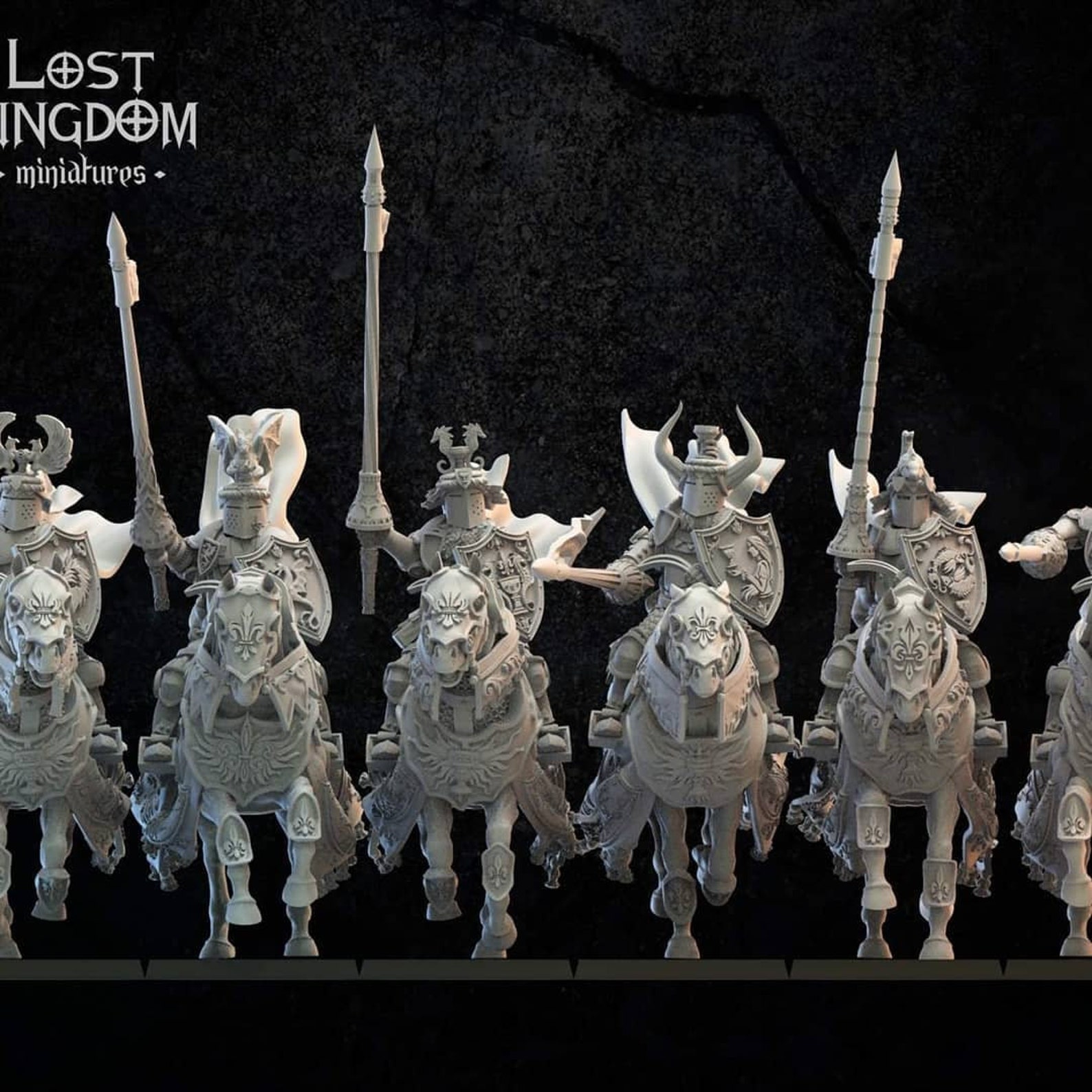 Calix Knights of Mercia Fantasy Armies 28mm 32mm 3D Printed Miniatures ...