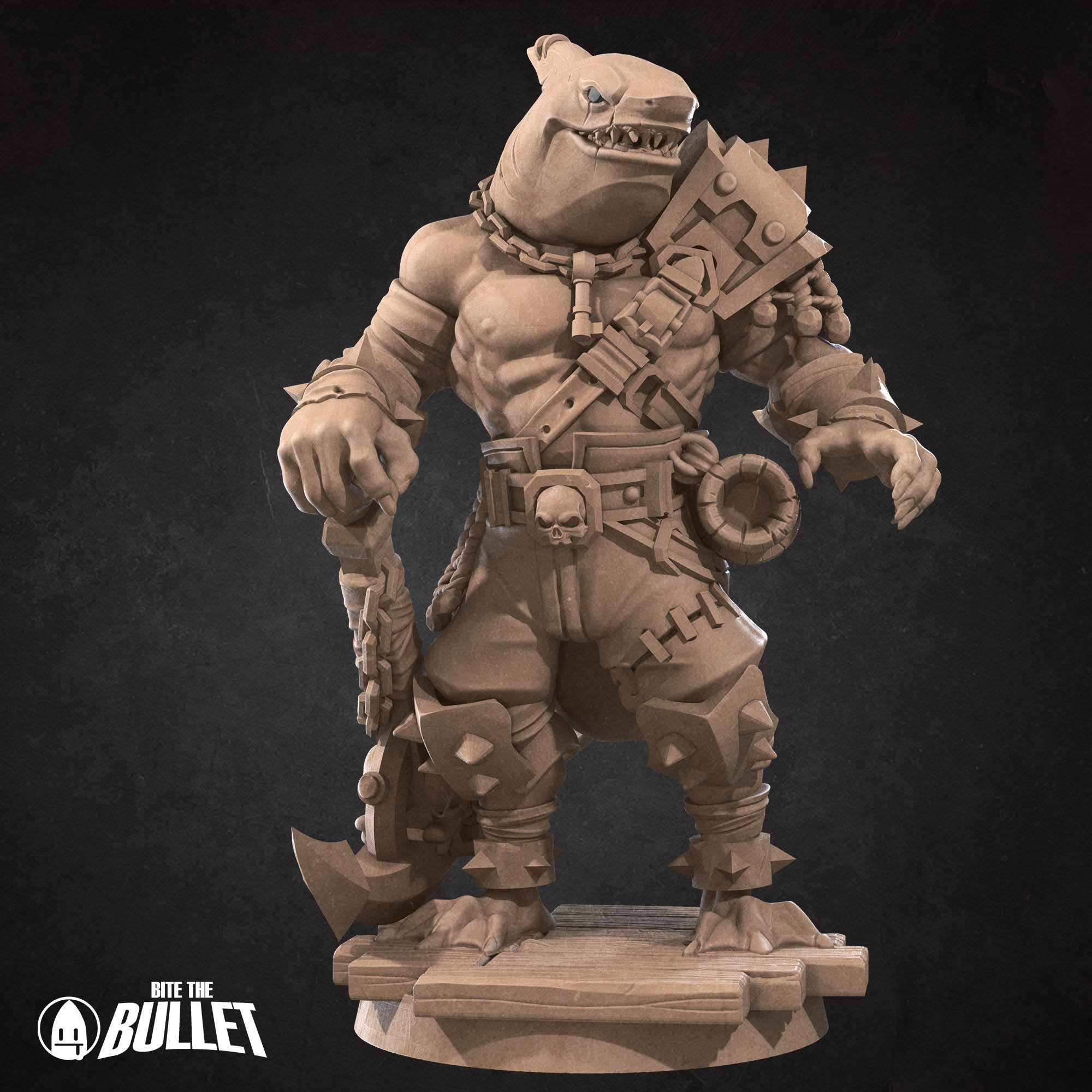 Sharkfolk Bandit | RPG | Dnd | 32mm 3D Printed Miniatures | Bite the ...