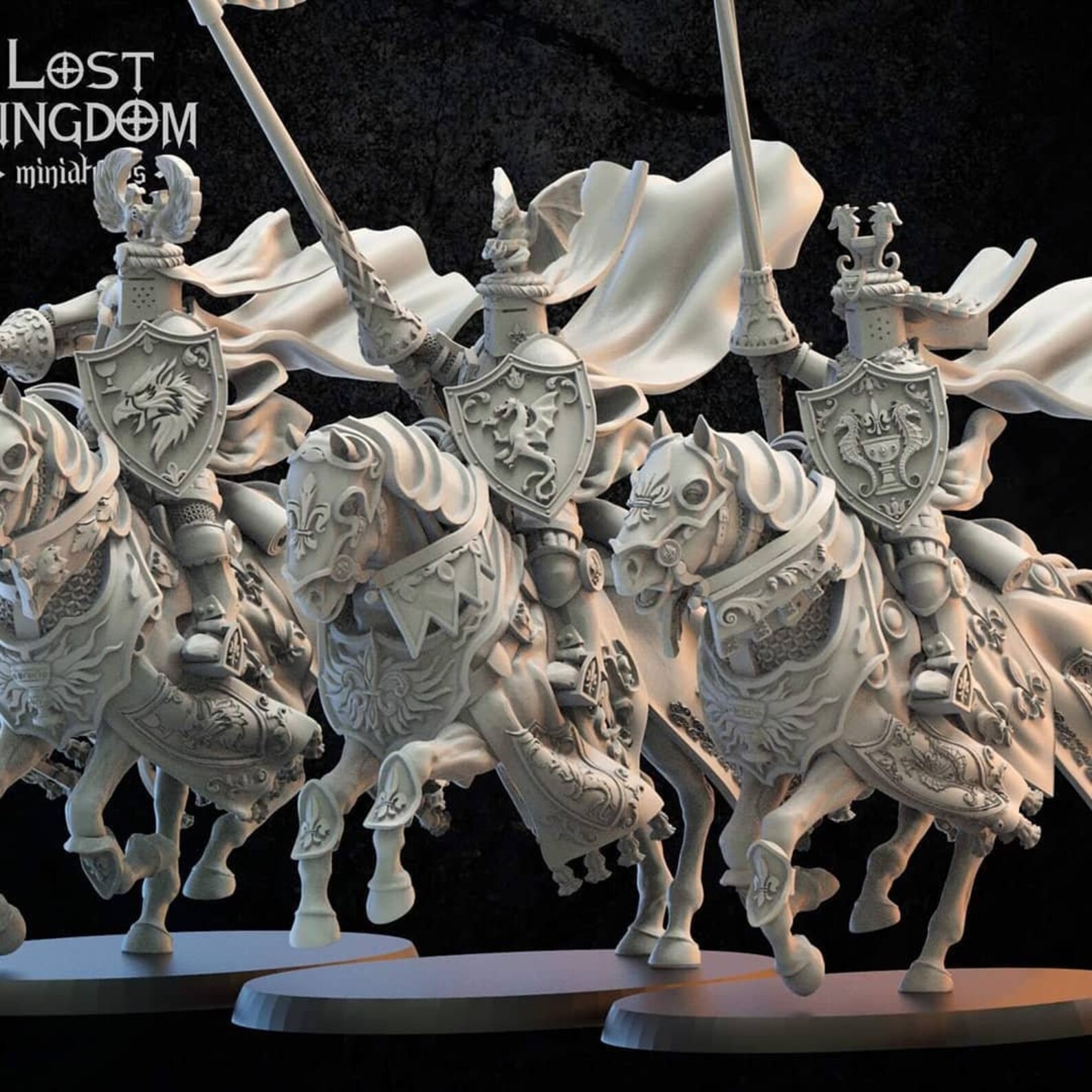 Calix Knights of Mercia Fantasy Armies 28mm 32mm 3D Printed Miniatures ...