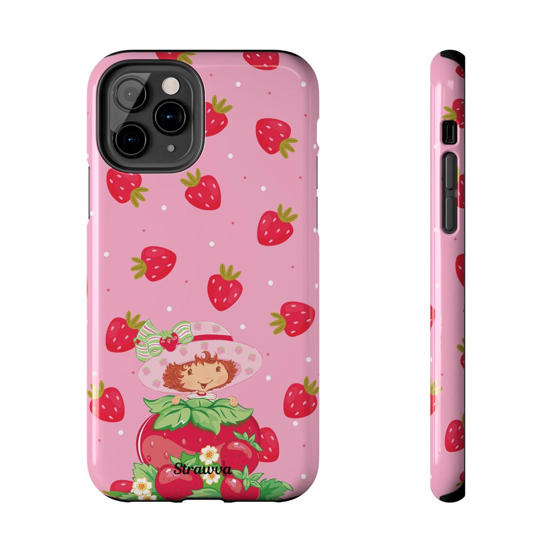 Cute Strawberry Shortcake Phone Case, Tough Phone Cases, Girly Gifts ...