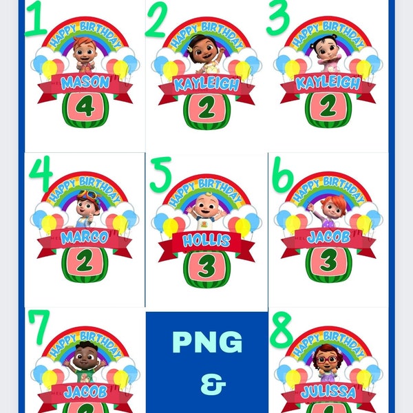 Cocomelon Invitation Printable - Etsy