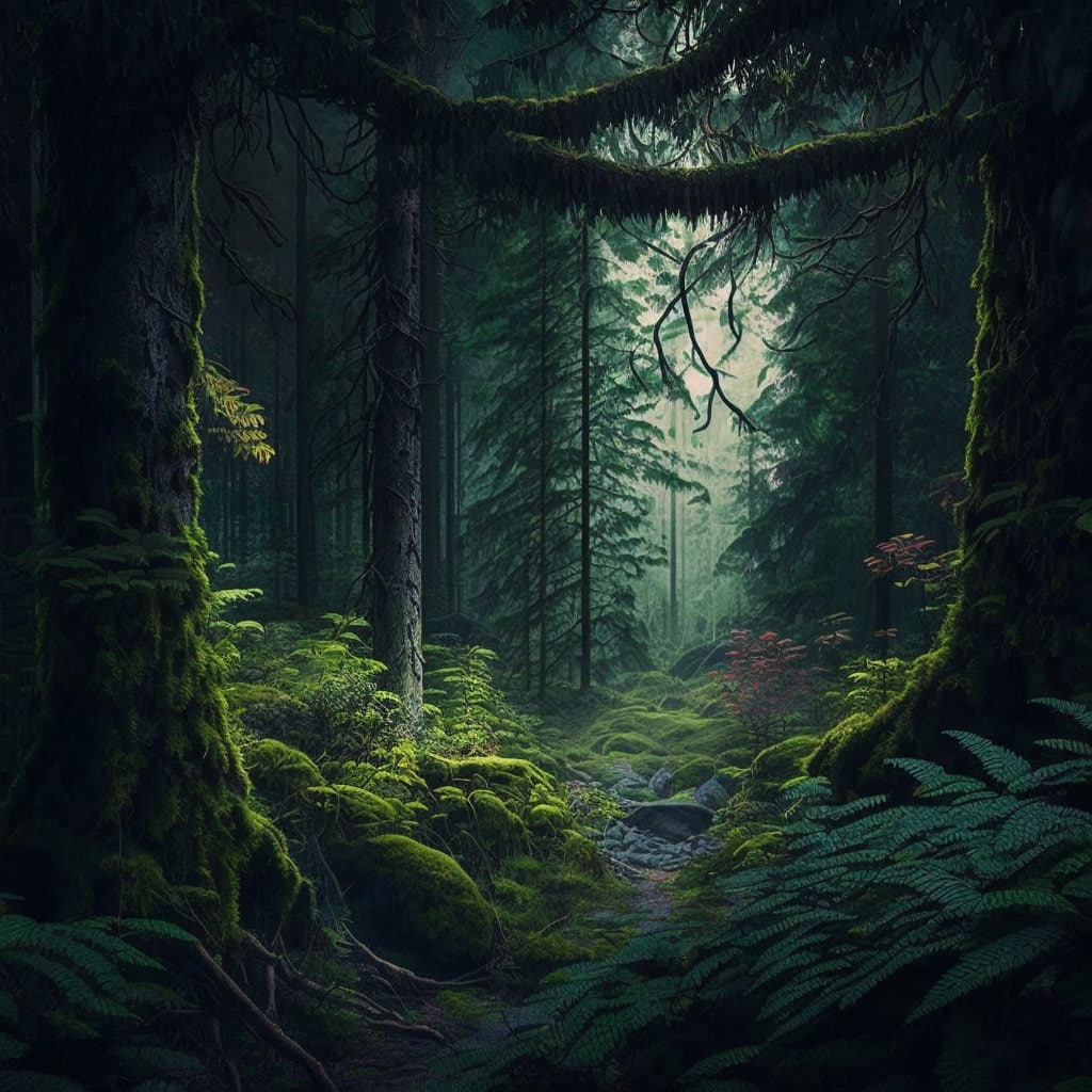 Forest Poster - Etsy