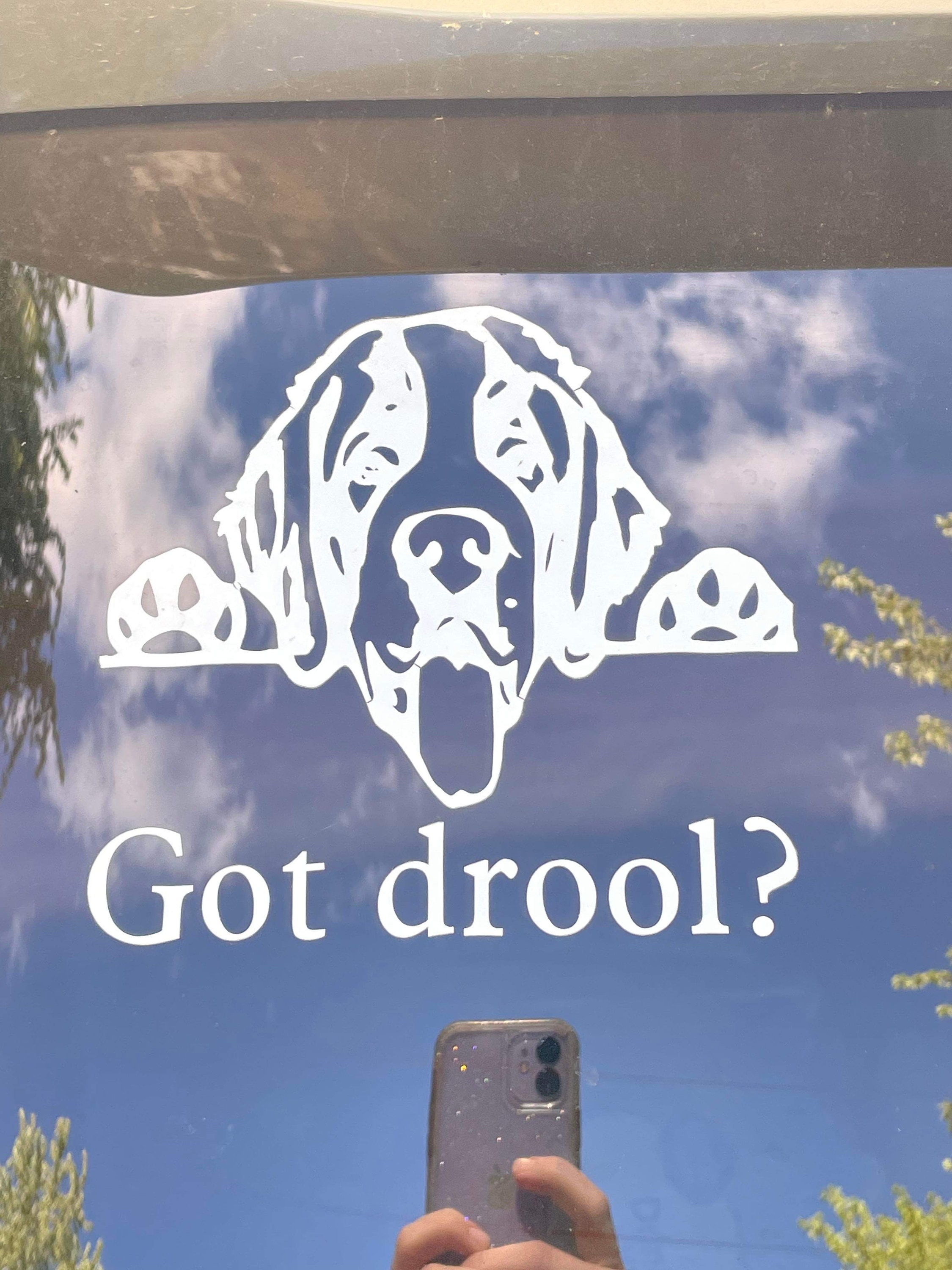 Got Drool St. Bernard Car Decal - Etsy