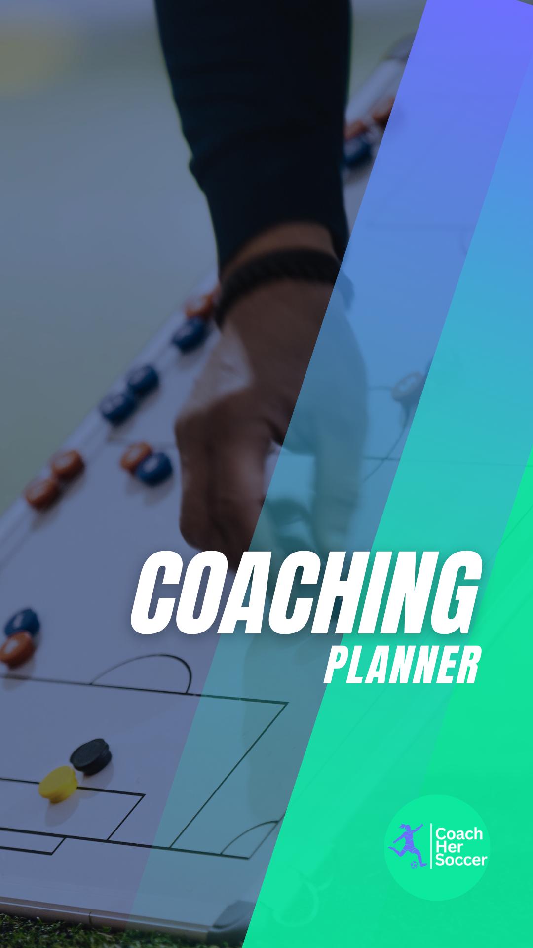 Soccer Coaches’ Planner | Game, Session & Reflection Organizer ...