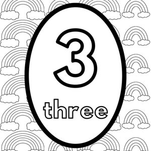 10 Numbers Coloring Pages | Numbers 1-10 Printable Worksheets for Kids ...