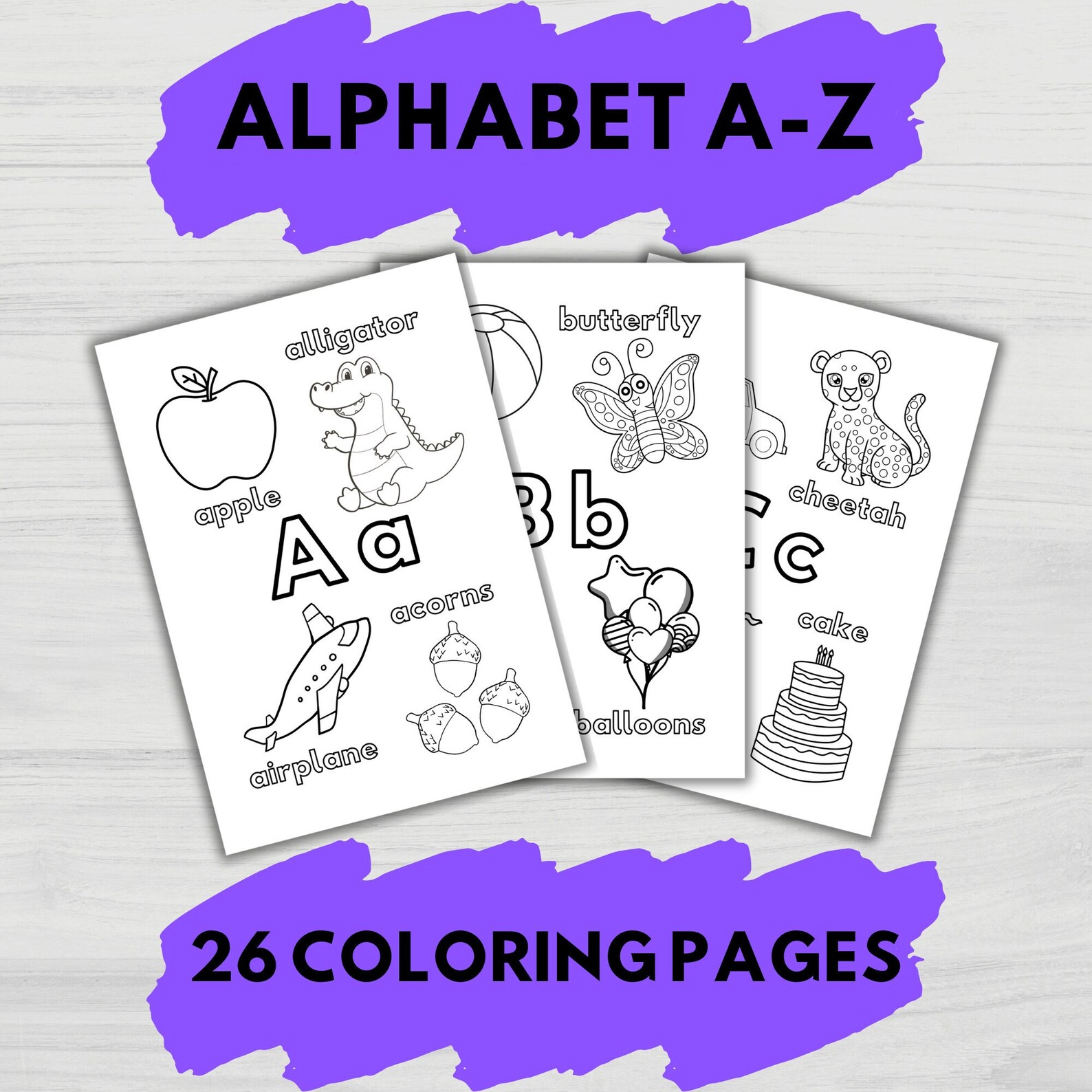 26 Alphabet Coloring Pages | ABC Coloring Page Printable Worksheets for ...