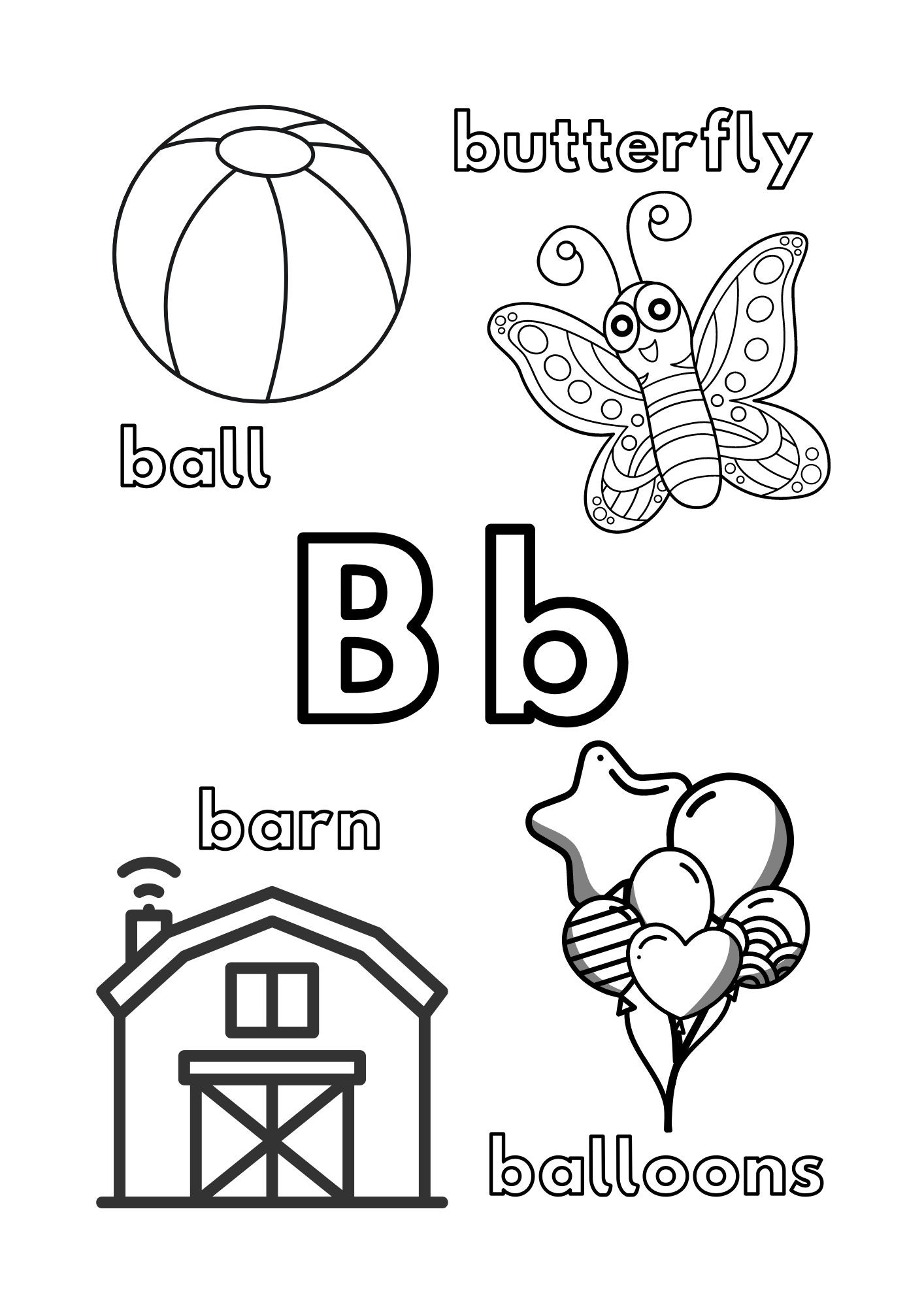 26 Alphabet Coloring Pages | ABC Coloring Page Printable Worksheets for ...