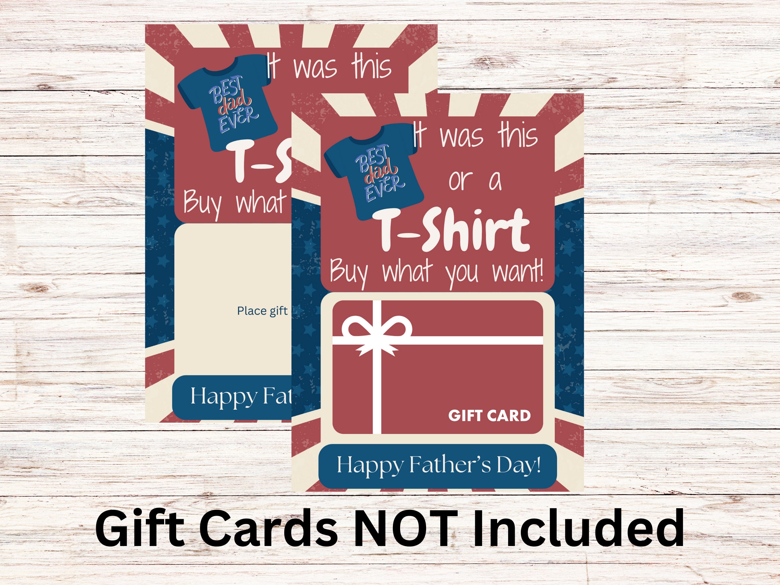PRINTABLE Gift Card Holder, Father's Day, Amazon Gift Card, Dad Gift ...