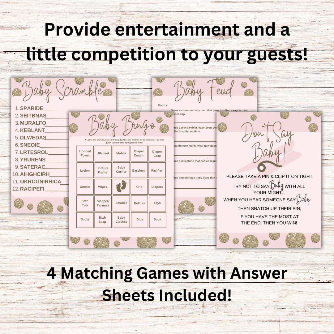 EDITABLE Baby Shower Invitation BUNDLE, It's a Girl, Printable Baby ...