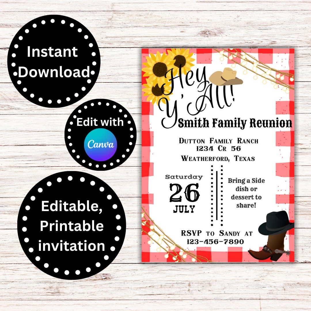 Family Reunion Program Templates