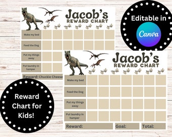 Printable Kids Rewards Chart Printable Behavior Chart Daily Chore Chart ...