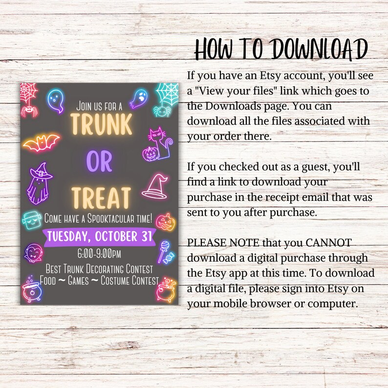 EDITABLE Trunk or Treat Flyer, Fall Festival Flyer, PTA Fall Flyer, DIY ...