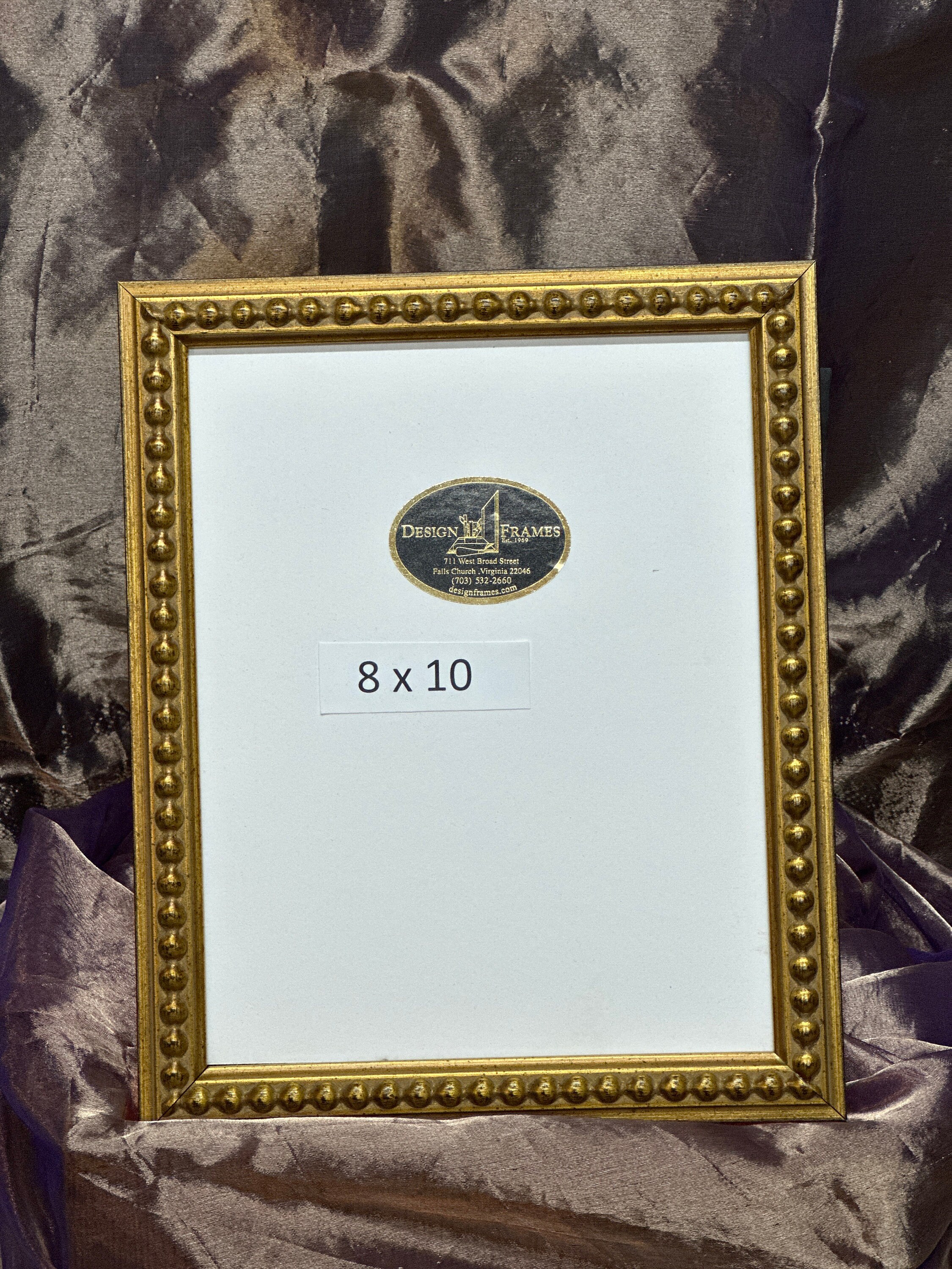8 X 10 Antique Gold Beaded Picture Frame - Etsy