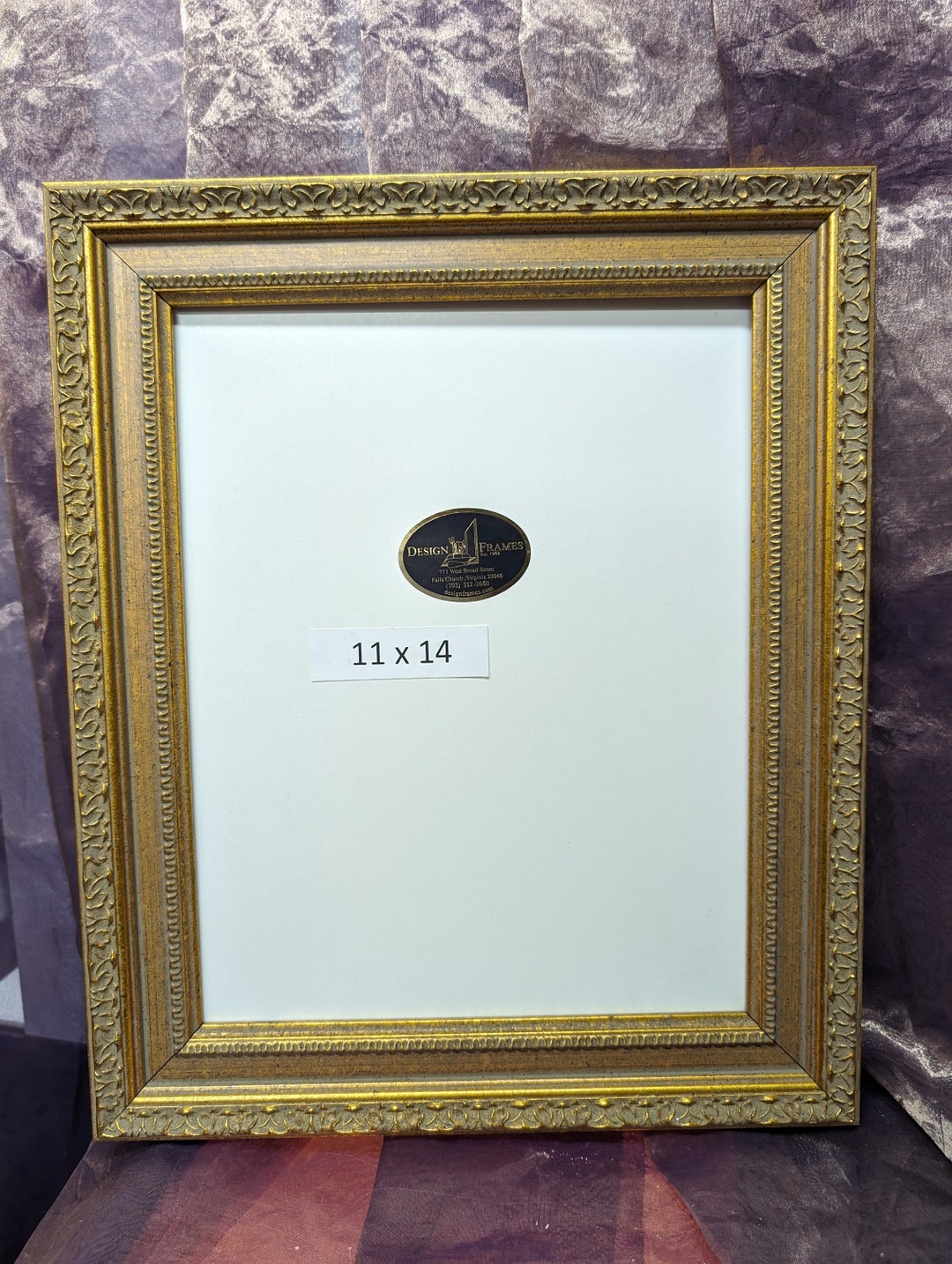 11 X 14 Ornate Gold Frame - Etsy