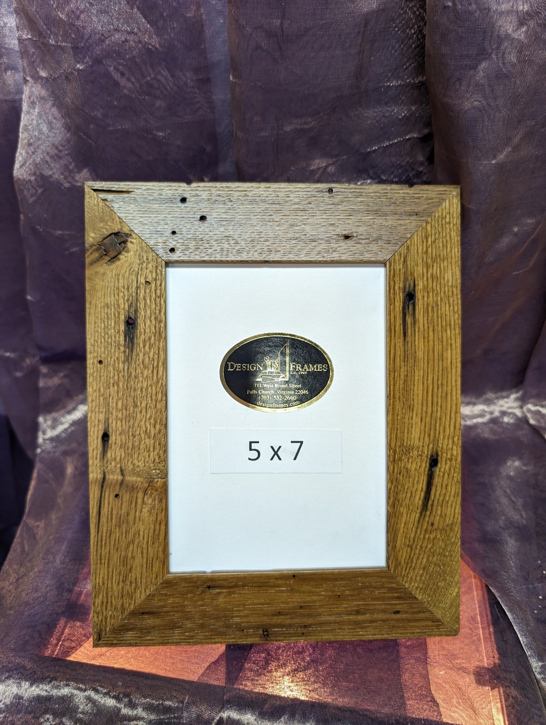 5×7 Chestnut Frame - Etsy