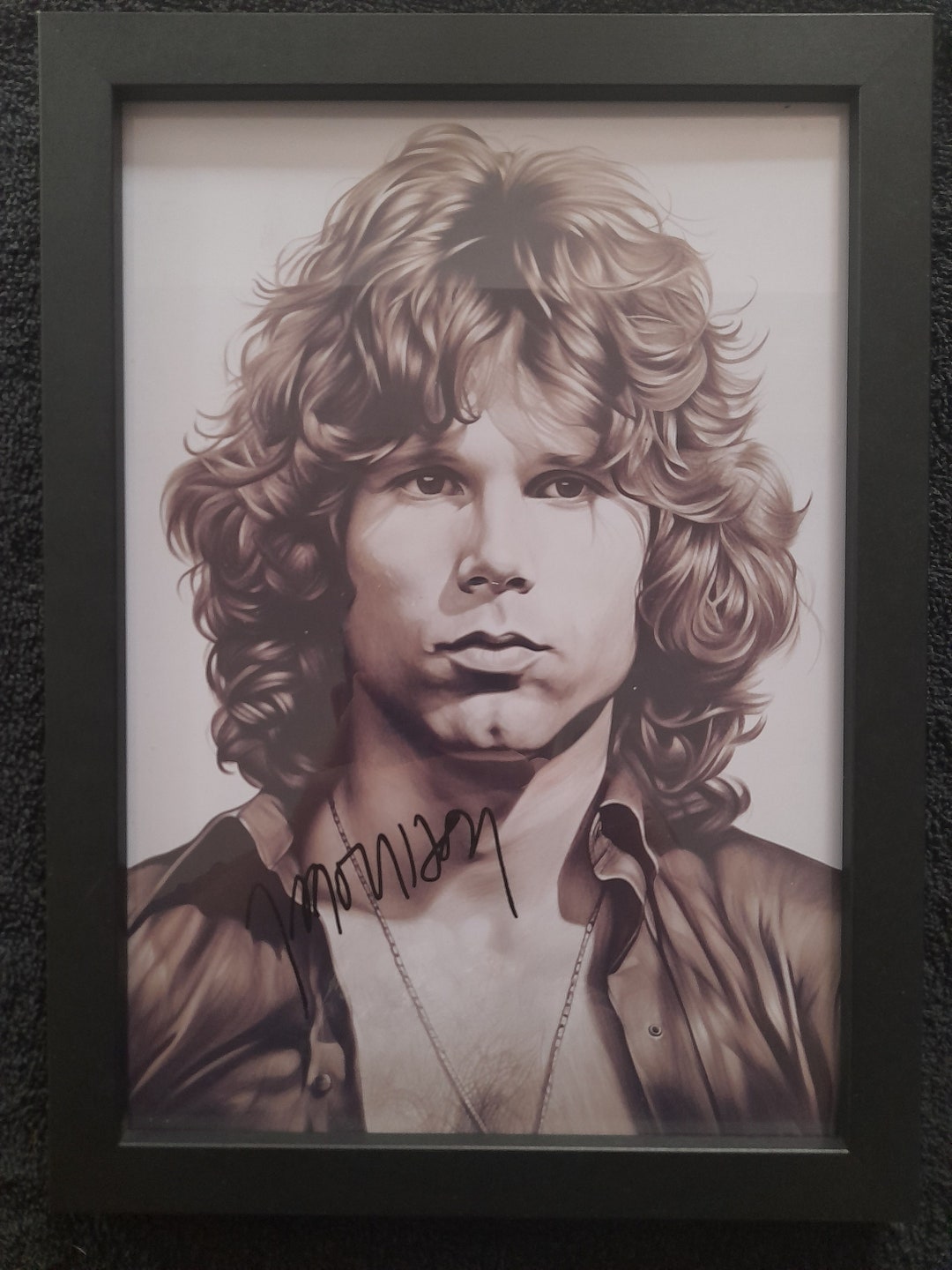 Original Jim Morrison the Doors Print, Signed - Etsy