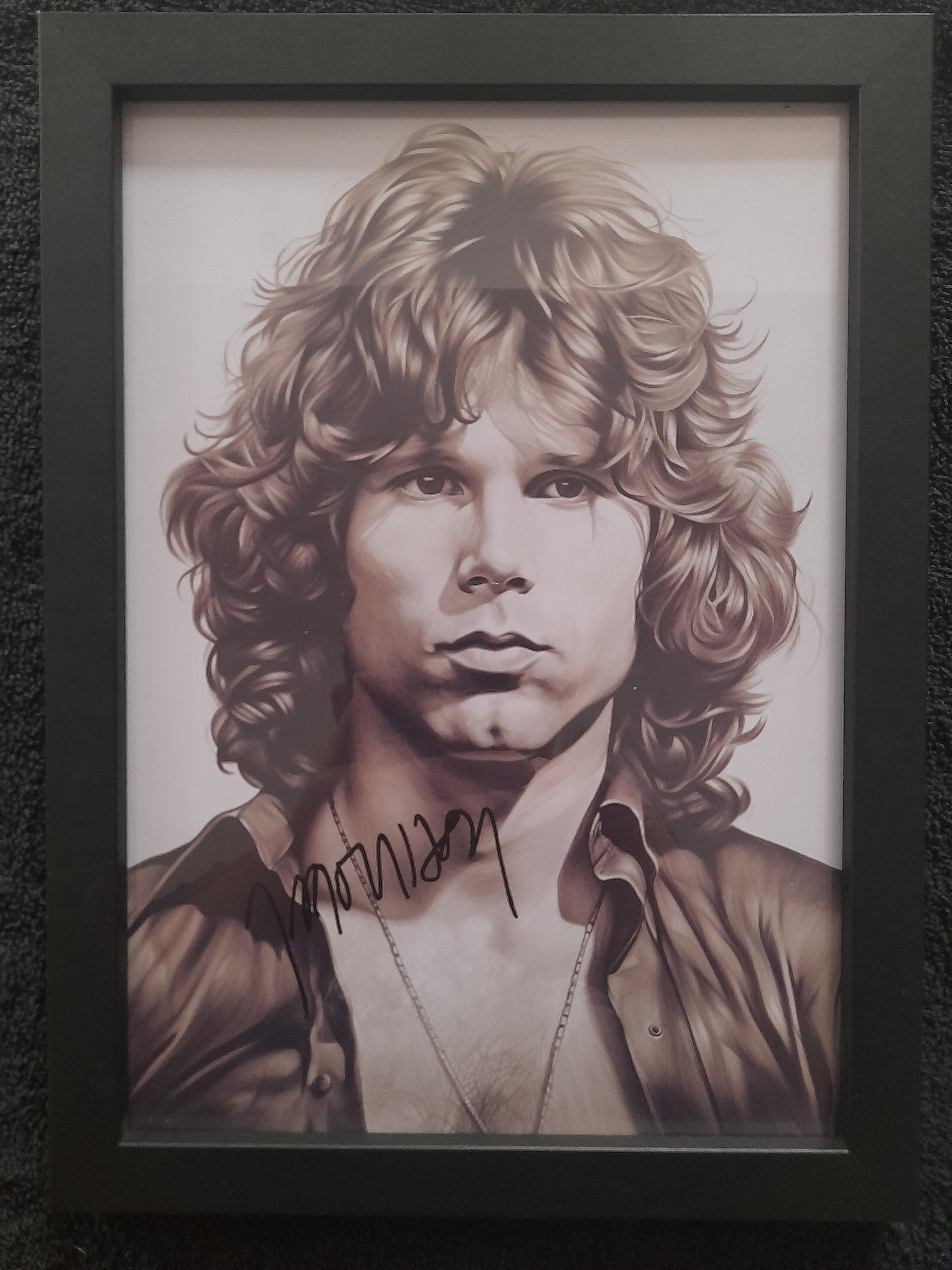 Original Jim Morrison the Doors Print, Signed - Etsy