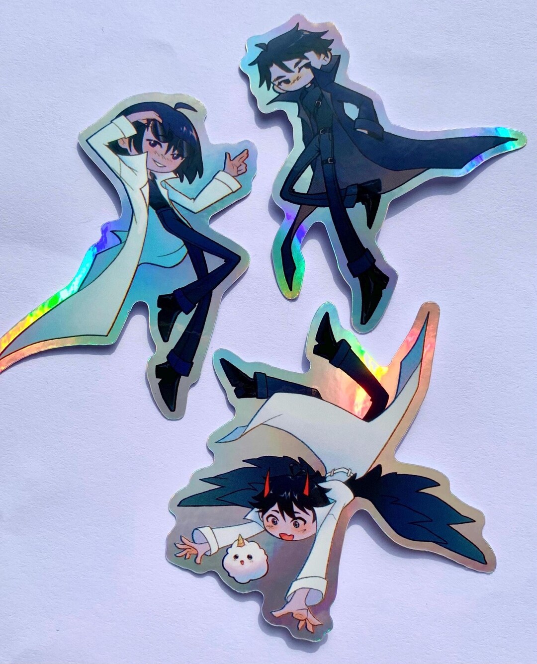 ORV Trio Rainbow Holographic Stickers - Etsy