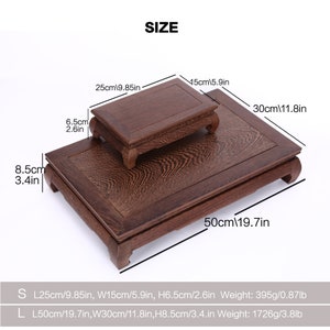 Hand Carved Solid Wood Tibetan Buddhist Prayer Altar Meditation Table ...