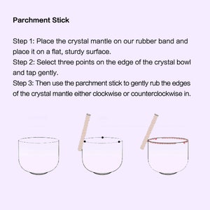 432HZ Perfect Pitch Pointer,6-20 Inch Crystal Singing Bowl for Sound ...
