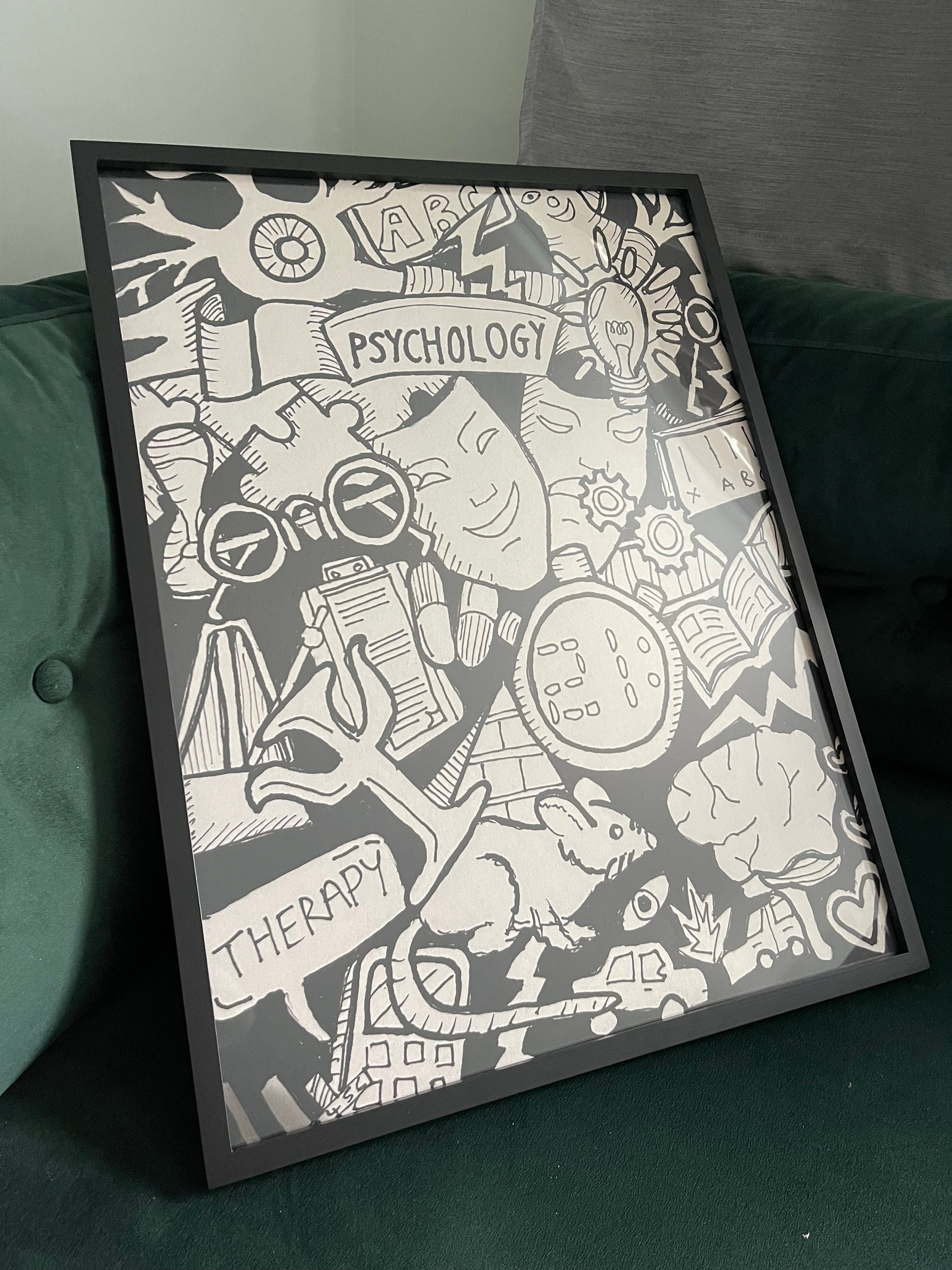 PRINTABLE Psychology Poster Digital Download Psychology Wall Art ...